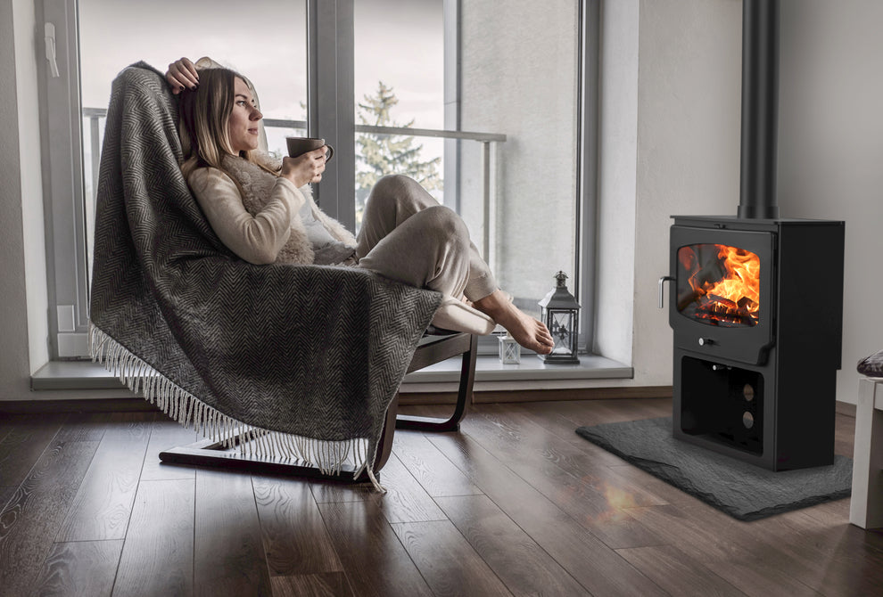 Saltfire ST-X Wide Tall Wood Burning Stove 5Kw – Cinder stoves